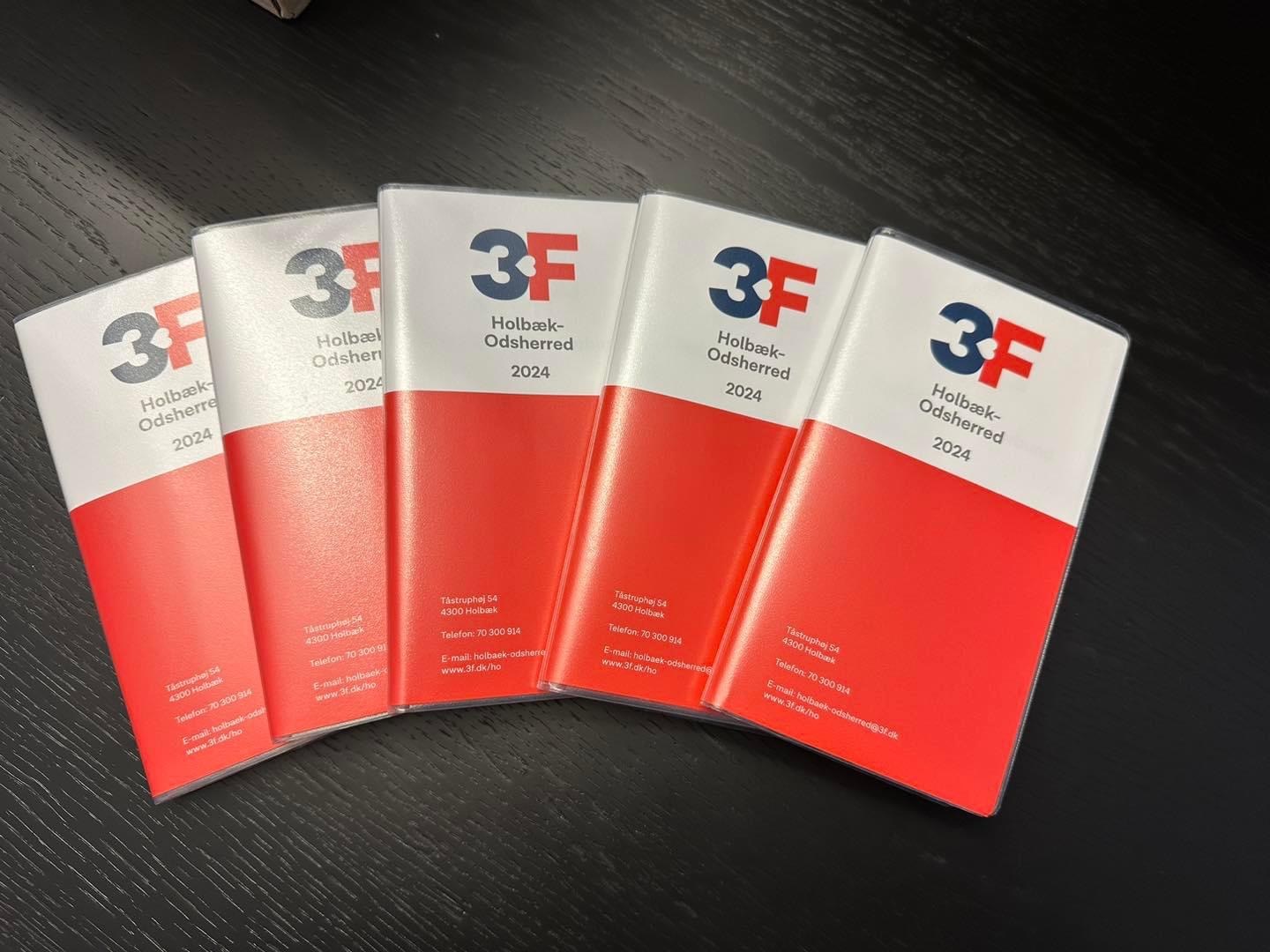 De fine små lommebøger fra 3F Holbæk Odsherred - 3F